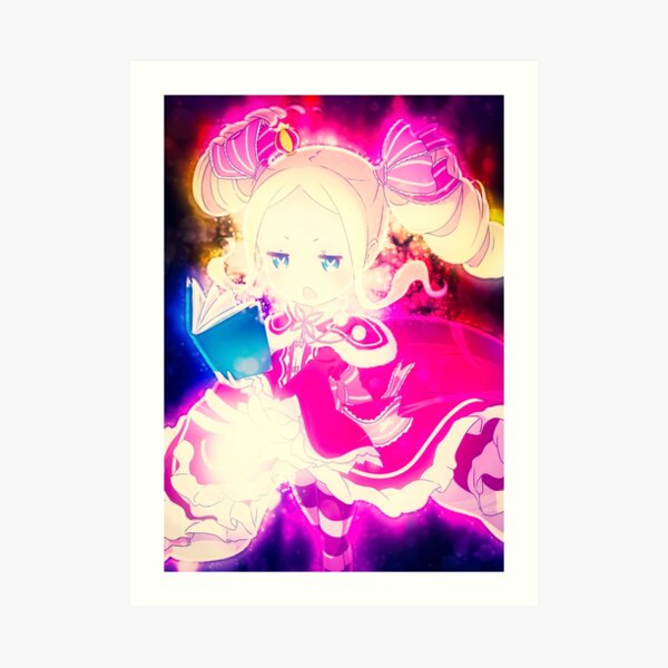 Beatrice Re Zero Fanart Art Print For Sale By Spacefoxart Redbubble