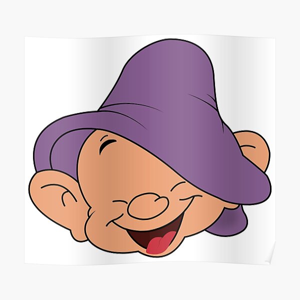 "Dopey" Poster for Sale by kimhutton | Redbubble