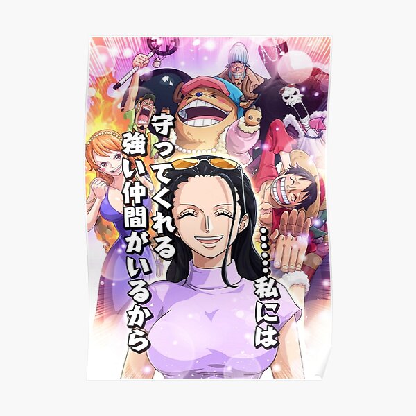 "Nico robin One Piece" Poster for Sale by StephanieBen | Redbubble