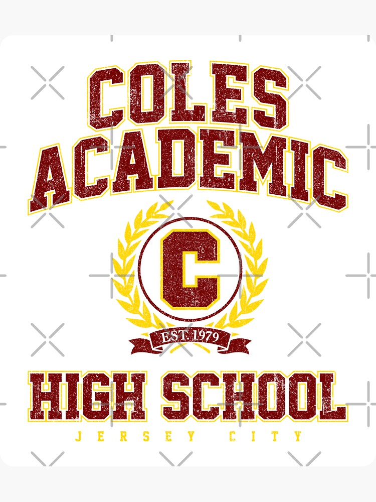 "Coles Academic High School (Variant)" Sticker for Sale by huckblade ...