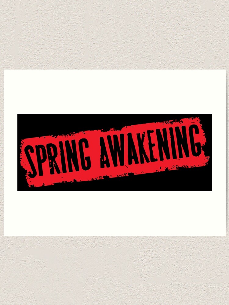 "Spring Awakening (logo)" Art Print by byebyesally | Redbubble