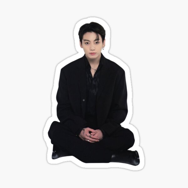 "All Black JK" Sticker for Sale by lilykim | Redbubble