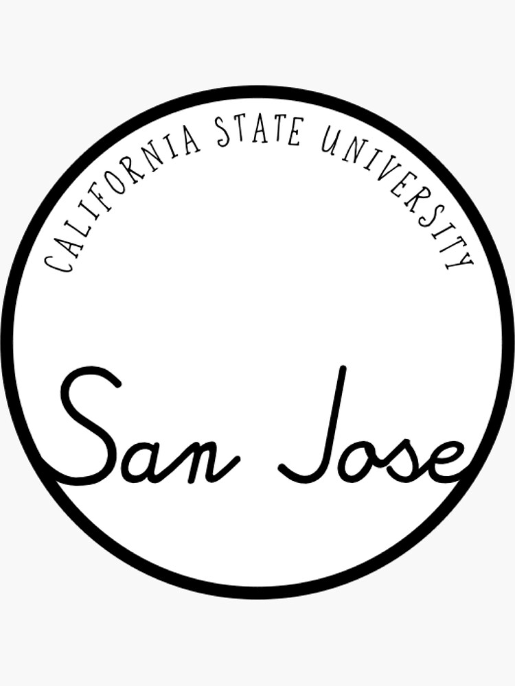 "CSU San Jose" Sticker for Sale by emmanne03 | Redbubble