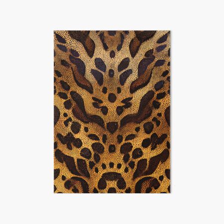 "Leopard Skin Pattern - Gold And Black Intricate Illustrated Digital ...
