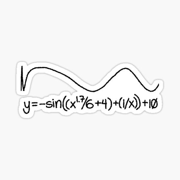 "The Jackles Equation" Sticker for Sale by spottedhound | Redbubble