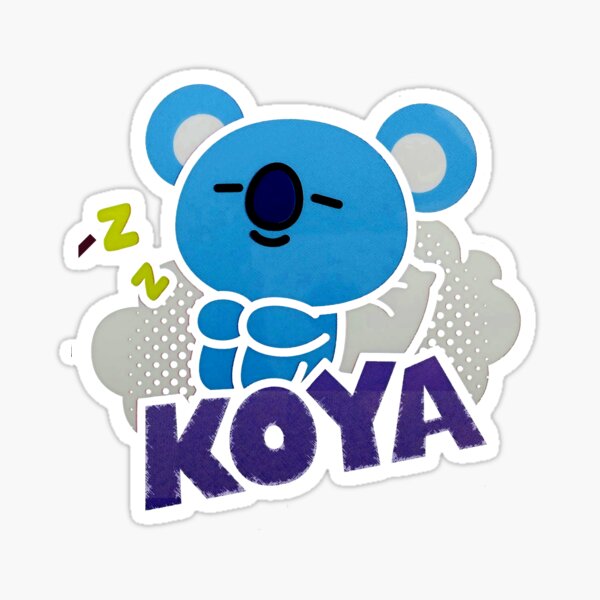 "bt21 baby koya was sleeping" Sticker for Sale by garciajamss | Redbubble