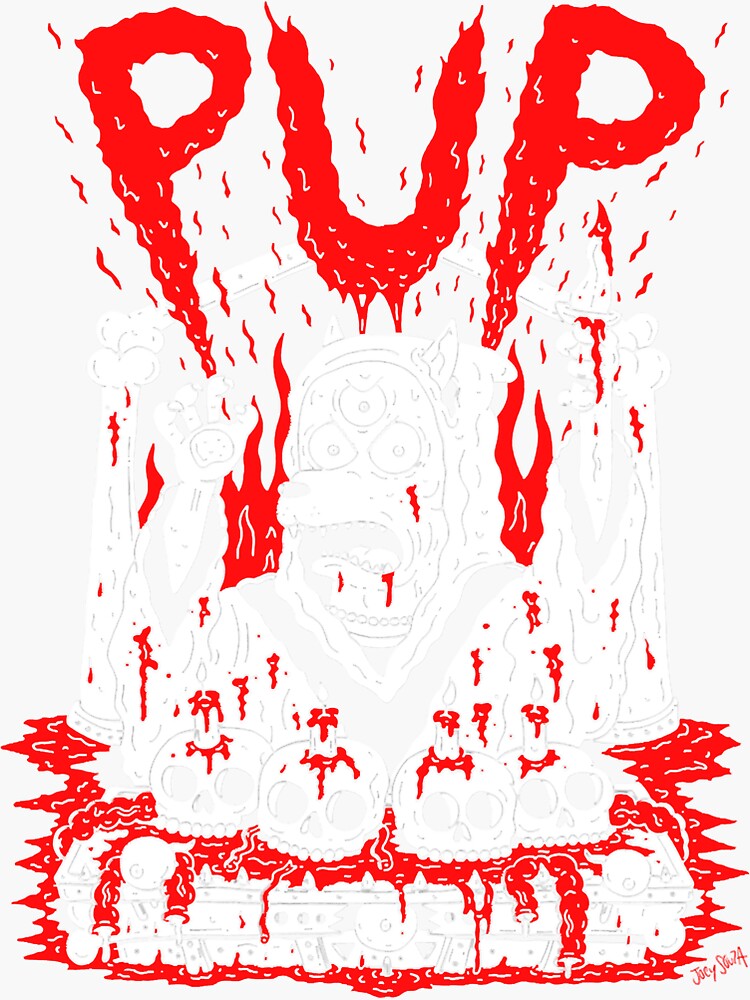 "PUP BAND" Sticker for Sale by lorrineyav34k | Redbubble