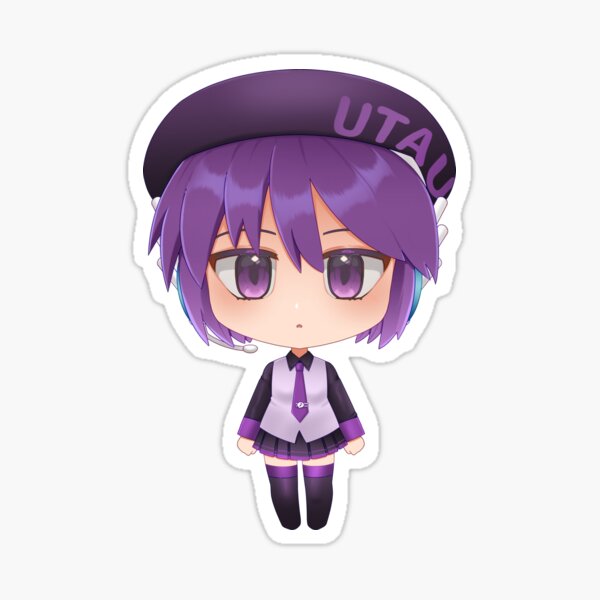 "UTAUloid Uta Utane/Defoko" Sticker for Sale by Chorvaqueen | Redbubble