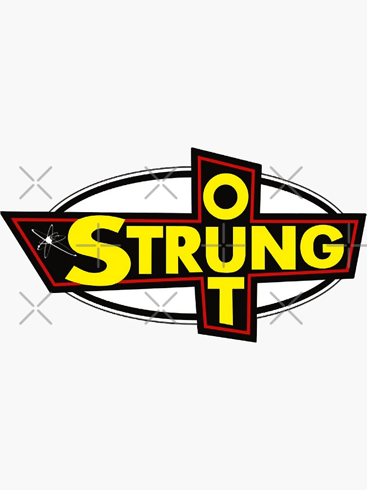 "Gifts For Men Band Metal strung out trending logo" Sticker for Sale by ...