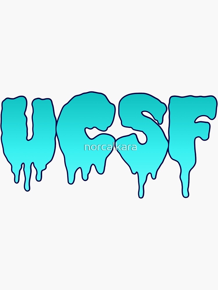 "ucsf drippy" Sticker by norcalkara | Redbubble