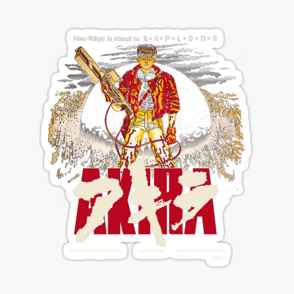 "akira" Sticker for Sale by hagraphicss | Redbubble