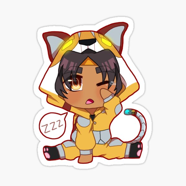 "Chibi Voltron Onesie Hunk Sticker" Sticker for Sale by CCWolfie ...