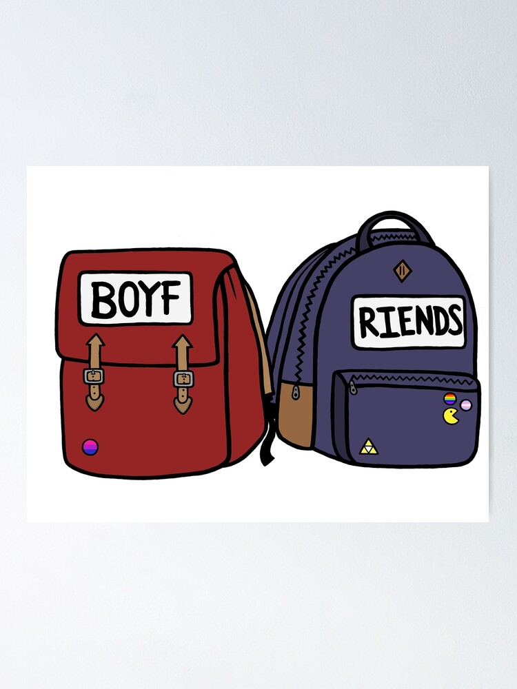 "boyf riends " Poster by loveletting | Redbubble