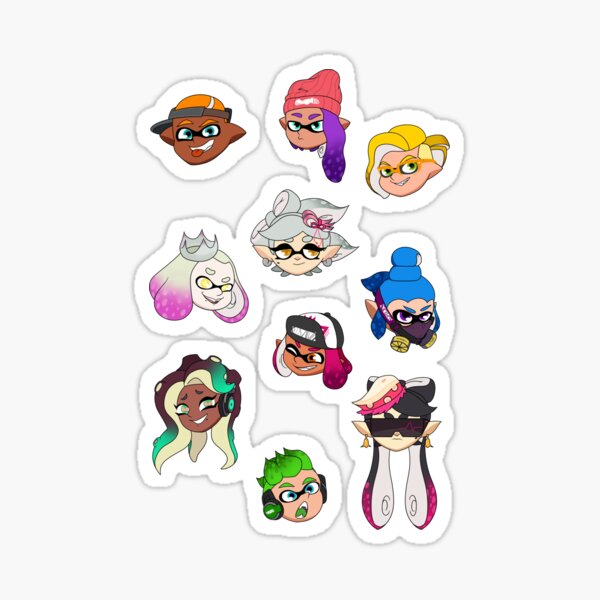 Squid Girl Stickers | Redbubble