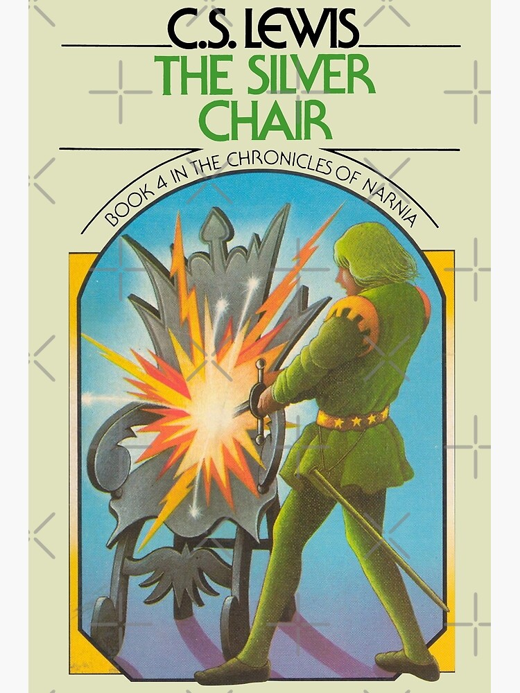 "The Silver Chair Narnia classic vintage cover illustration" Poster for ...