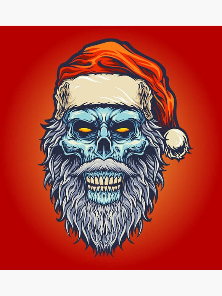 "santa claus possessed by lucifer" Poster for Sale by MAX8-0 | Redbubble