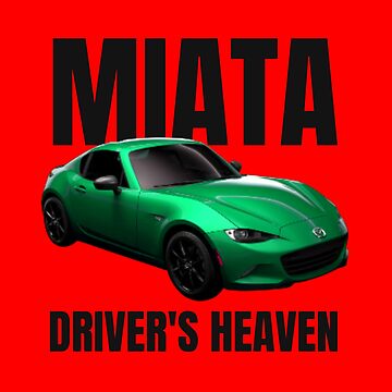 "Miata" Sticker for Sale by MOTOSHIFT | Redbubble