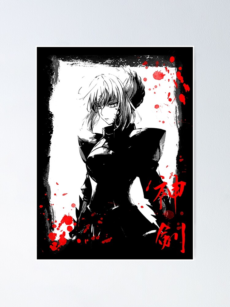 "Fate - Saber" Poster for Sale by Recup-Tout | Redbubble