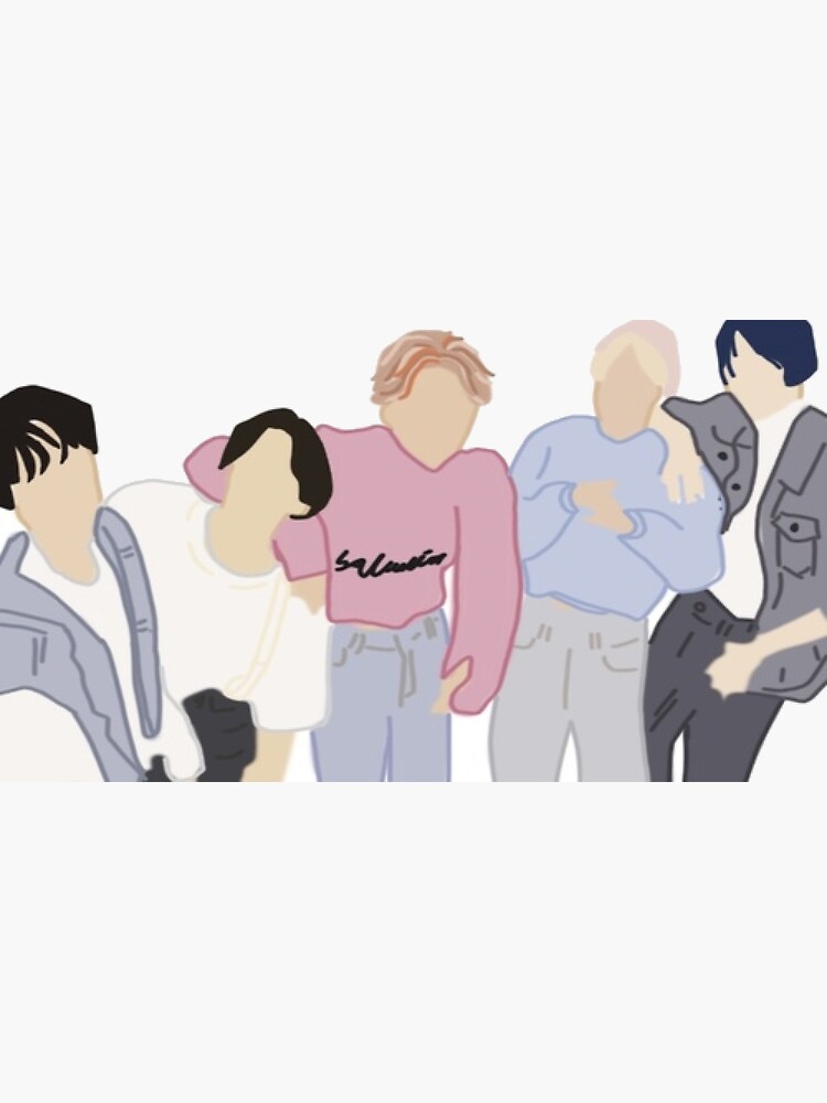 "TXT Blue Hour" Sticker for Sale by hyukastickers | Redbubble