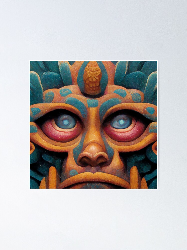 "Monkey. Aztec Monkey Art. Ozomatli art. Artistic angry monkey ...