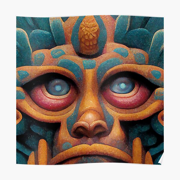 "Monkey. Aztec Monkey Art. Ozomatli art. Artistic angry monkey ...