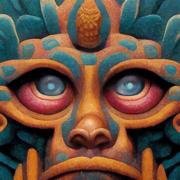 "Monkey. Aztec Monkey Art. Ozomatli art. Artistic angry monkey ...