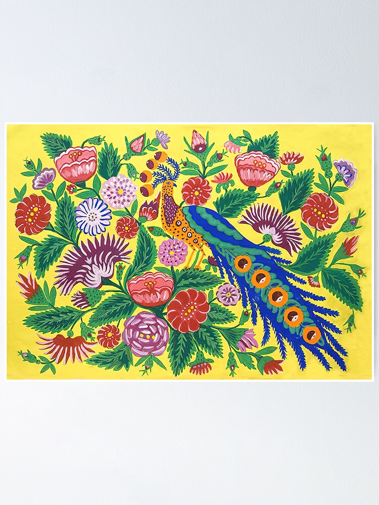 "Maria Prymachenko Summer Bloom Bird" Poster for Sale by tenaharris7 ...