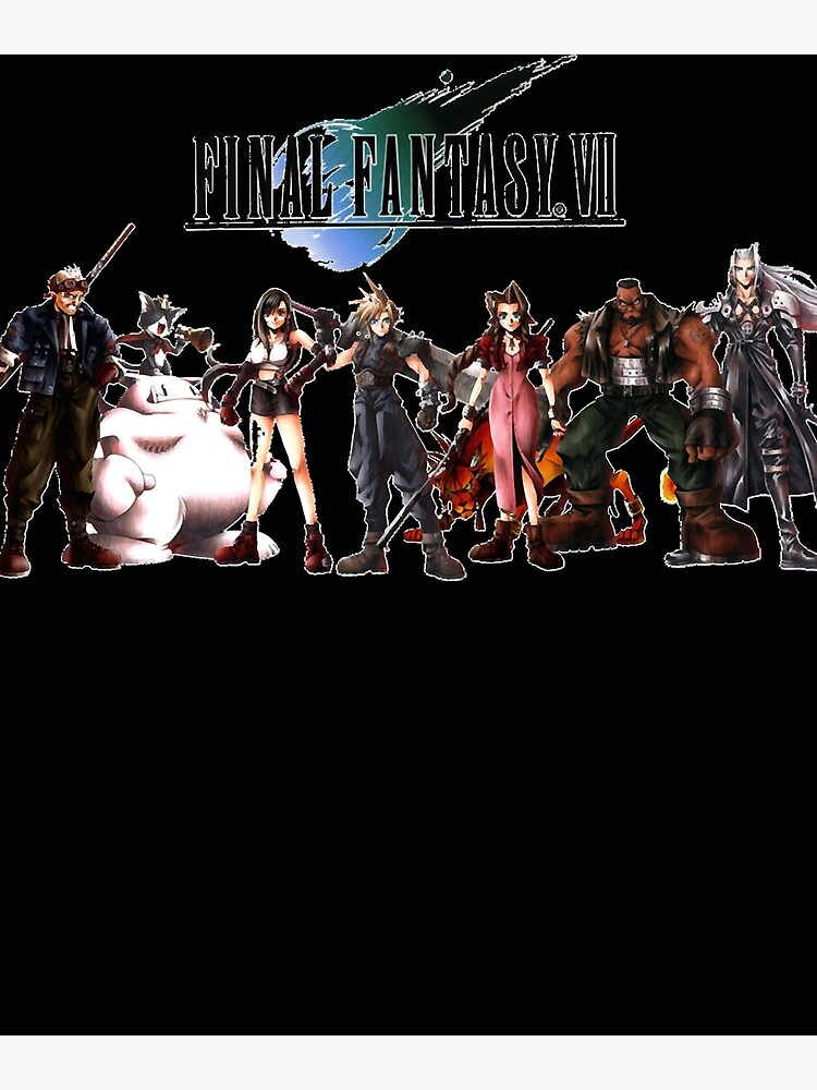"Final Fantasy VII characters" Art Print for Sale by DougHackett ...
