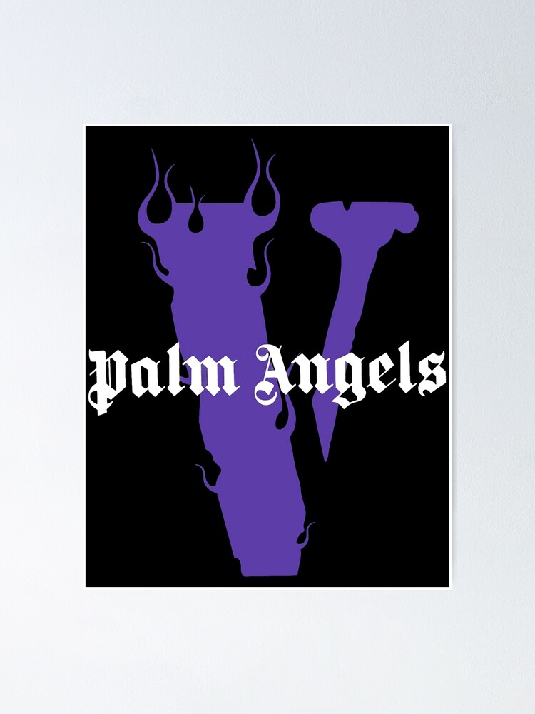 "Vlone x Palm Angels Black Purple" Poster for Sale by SRIKANTHART ...