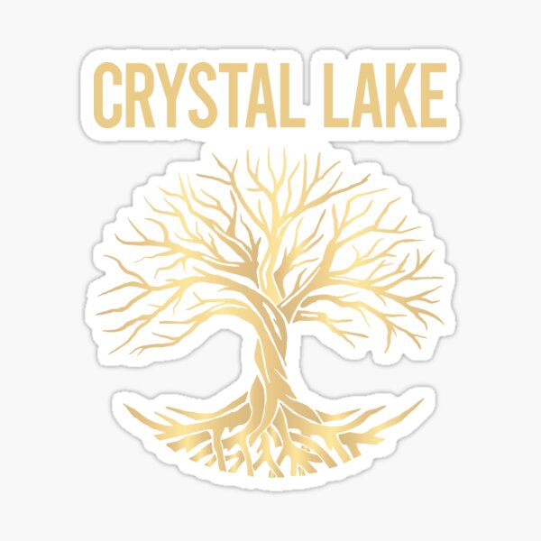 "Tree Of Life Crystal Lake" Sticker for Sale by Wigglesstore | Redbubble