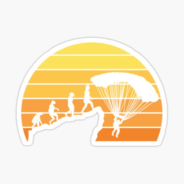 "Skydiving " Sticker for Sale by INVNCBLA | Redbubble