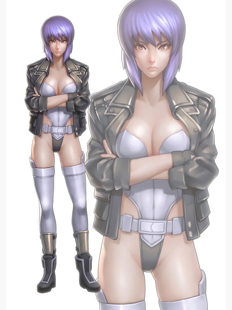 Mokoto Kusanagi Ghost In The Shell Epic Anime Sticker For Sale By Tensinsis Redbubble