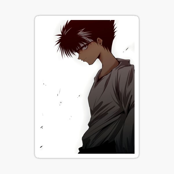 "Hiei Yu Yu Hakusho Printing" Sticker for Sale by Cachuinter | Redbubble