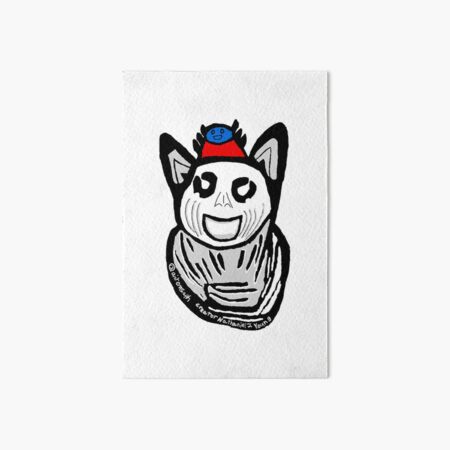 "White Fox Logo" Art Board Print for Sale by Airplane376 | Redbubble