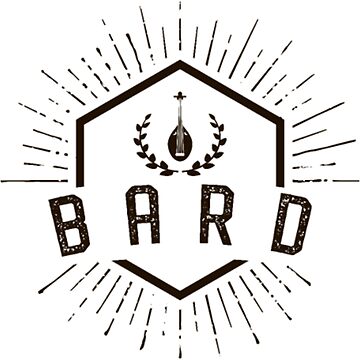 "Bard Emblem Tabletop RPG Character Class" Art Board Print for Sale by ...
