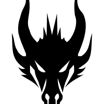 "Dragon Face" Sticker for Sale by AntonioFrio | Redbubble
