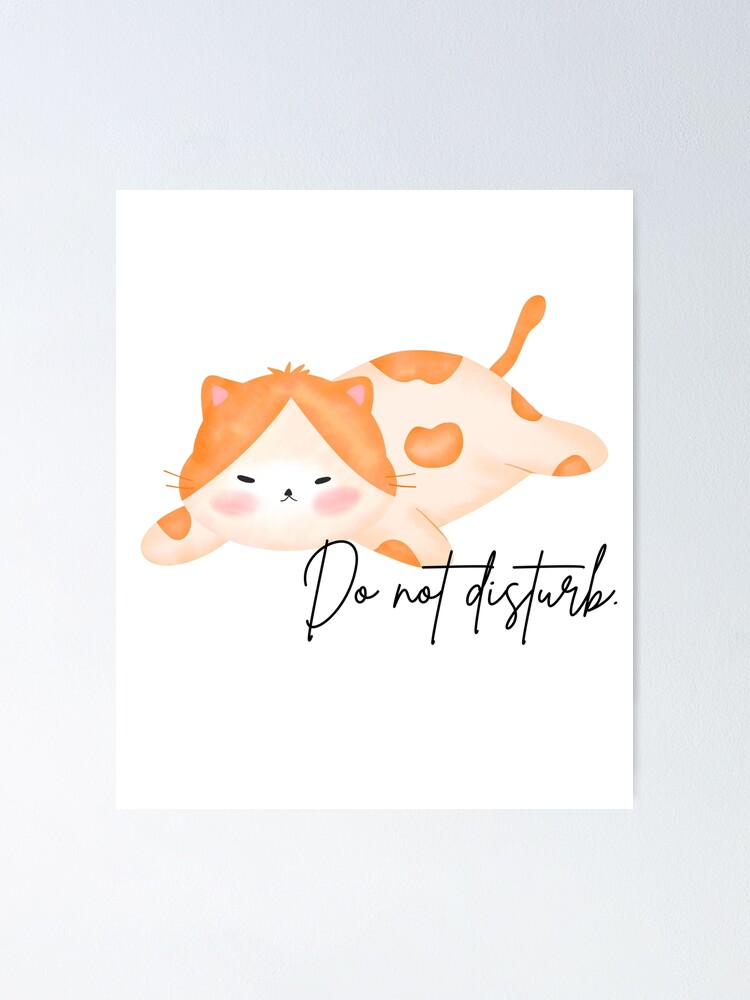 "Kawali Cute Kitty Cat Cartoon" Poster for Sale by PerfectBlend | Redbubble