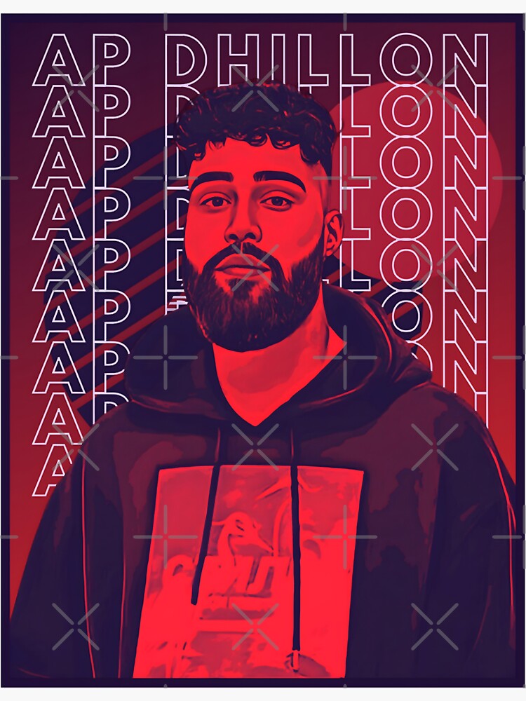 "Best Retro Ap Dhillon Music Art Work A Quick Way To Solve" Sticker for ...