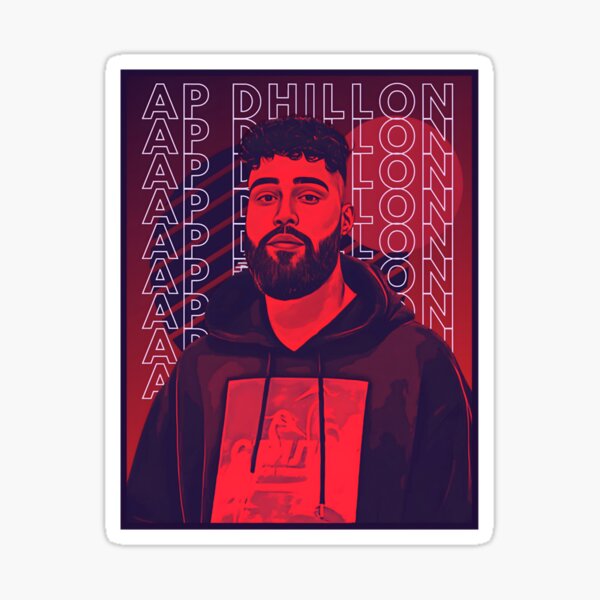 "Best Retro Ap Dhillon Music Art Work A Quick Way To Solve" Sticker for ...