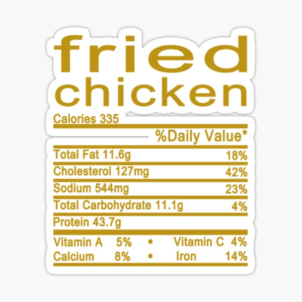 "fried chicken2" Sticker for Sale by ManhMaoo | Redbubble