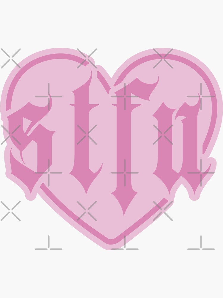"STFU Heart" Sticker for Sale by castl3t0ndesign | Redbubble