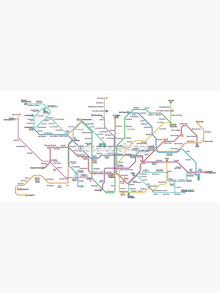 Spain Metro Map