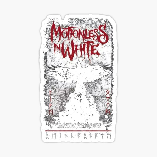 " MOTIONLESS IN WHITE BAND" Sticker for Sale by SabinKo | Redbubble