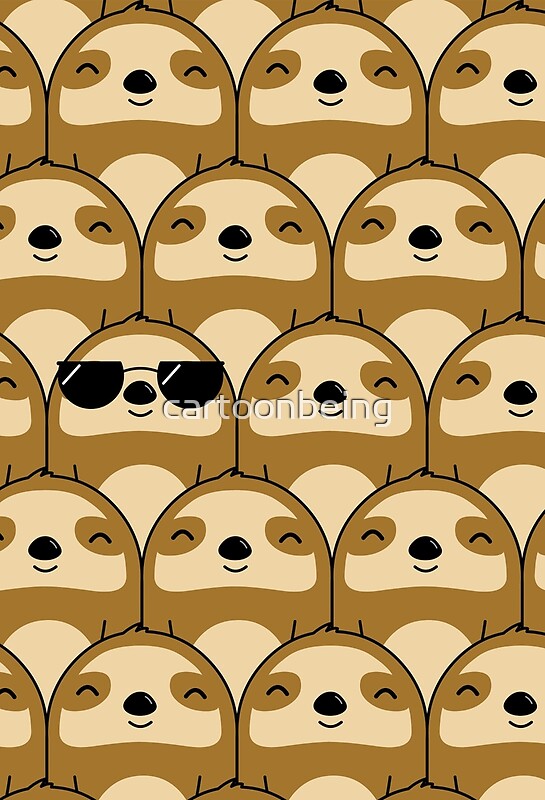 "Sloth Army" by cartoonbeing | Redbubble