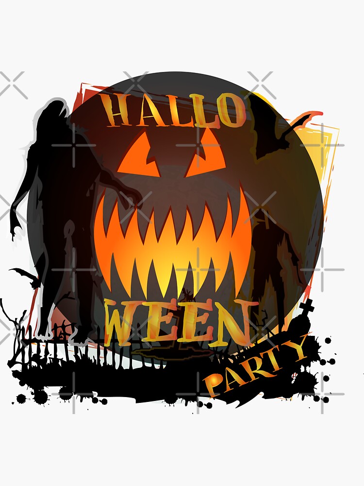 "Happy halloween horror nights 2022, Hunted house zombie," Sticker for ...