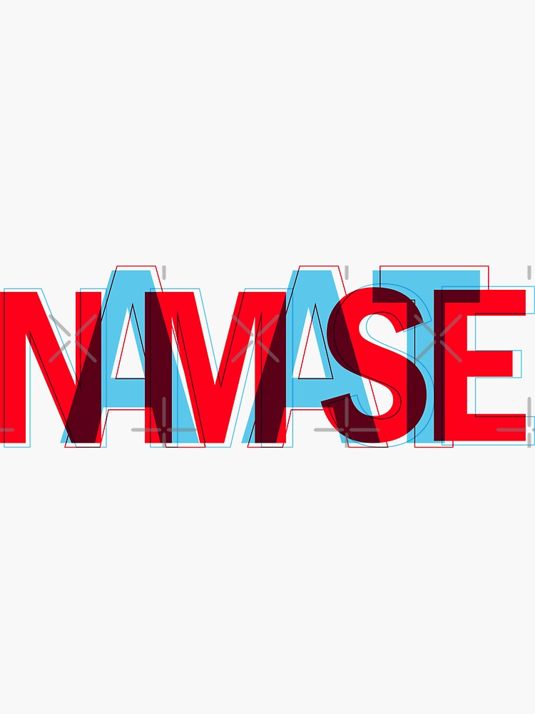 "Namaste" Sticker for Sale by Pabrionacchi | Redbubble