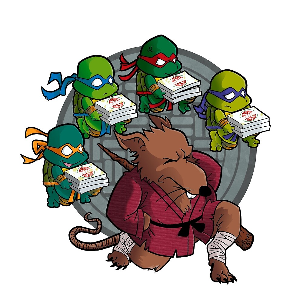 "TMNT Training" by Miguelhan | Redbubble