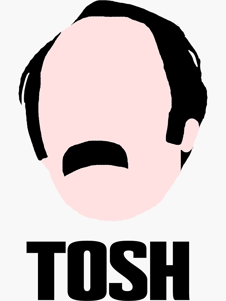 "Tosh Lines" Sticker for Sale by PlopCulture | Redbubble