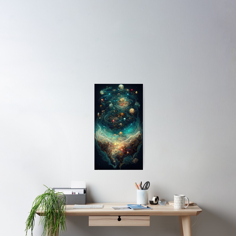 ""Singularity" - Map of the Universe #10" Poster for Sale by asher ...