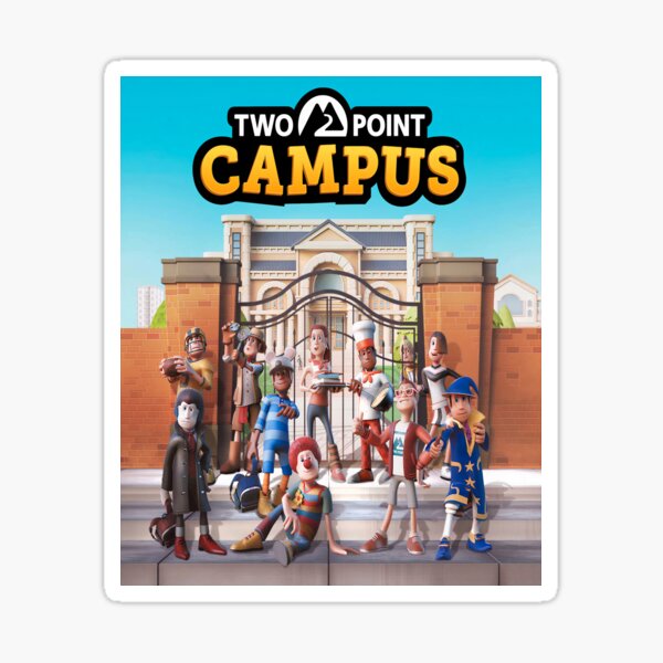 "Two Point Campus" Sticker for Sale by Roxal | Redbubble